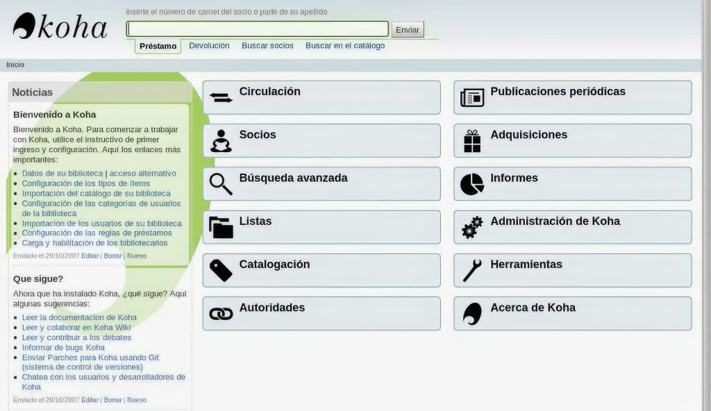 La U.C.B. cuenta con un nuevo sistema de gestión de bibliotecas “KOHA ...